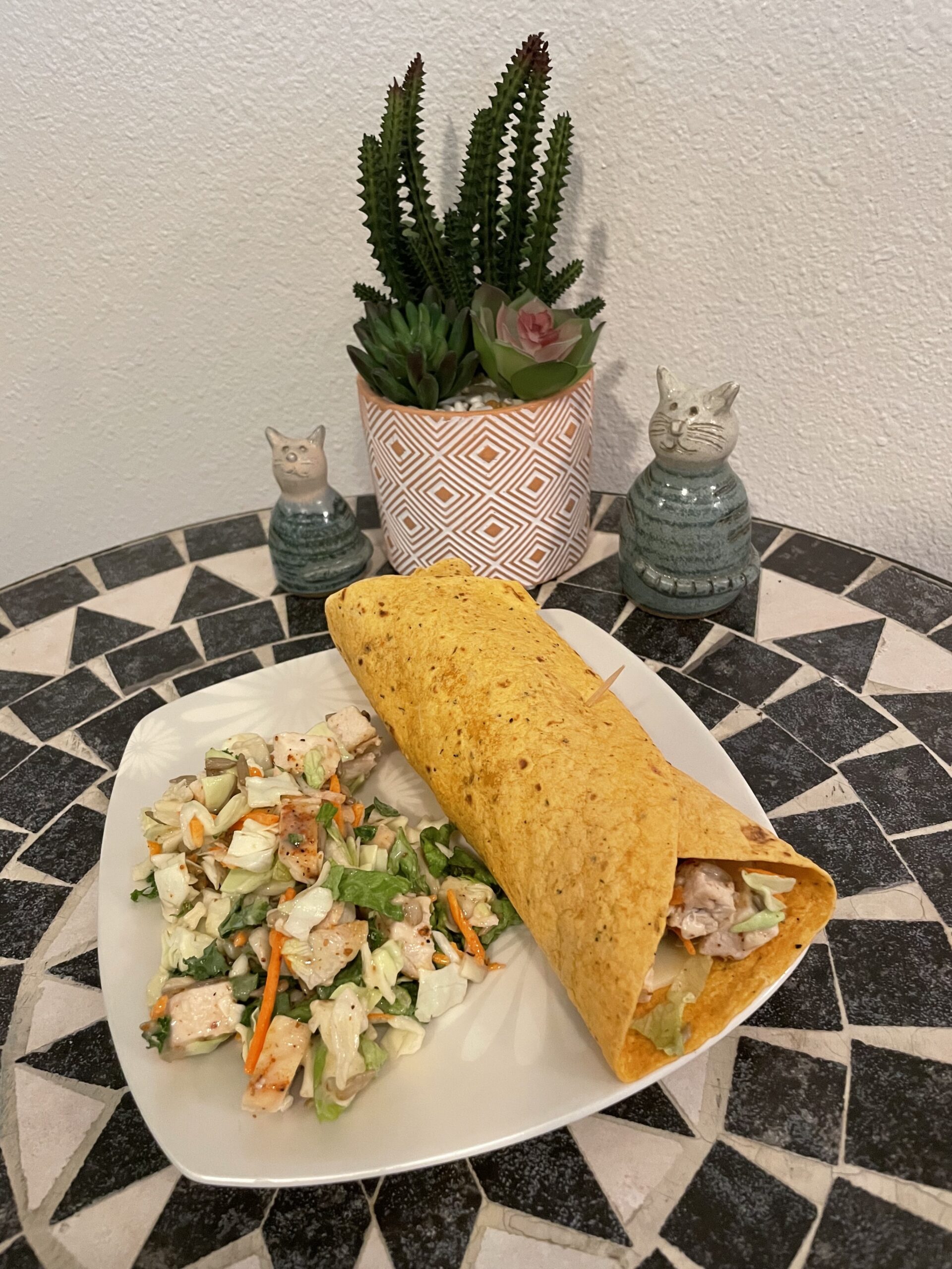 Leftover Chicken Salad Wrap - Justforthe.fun