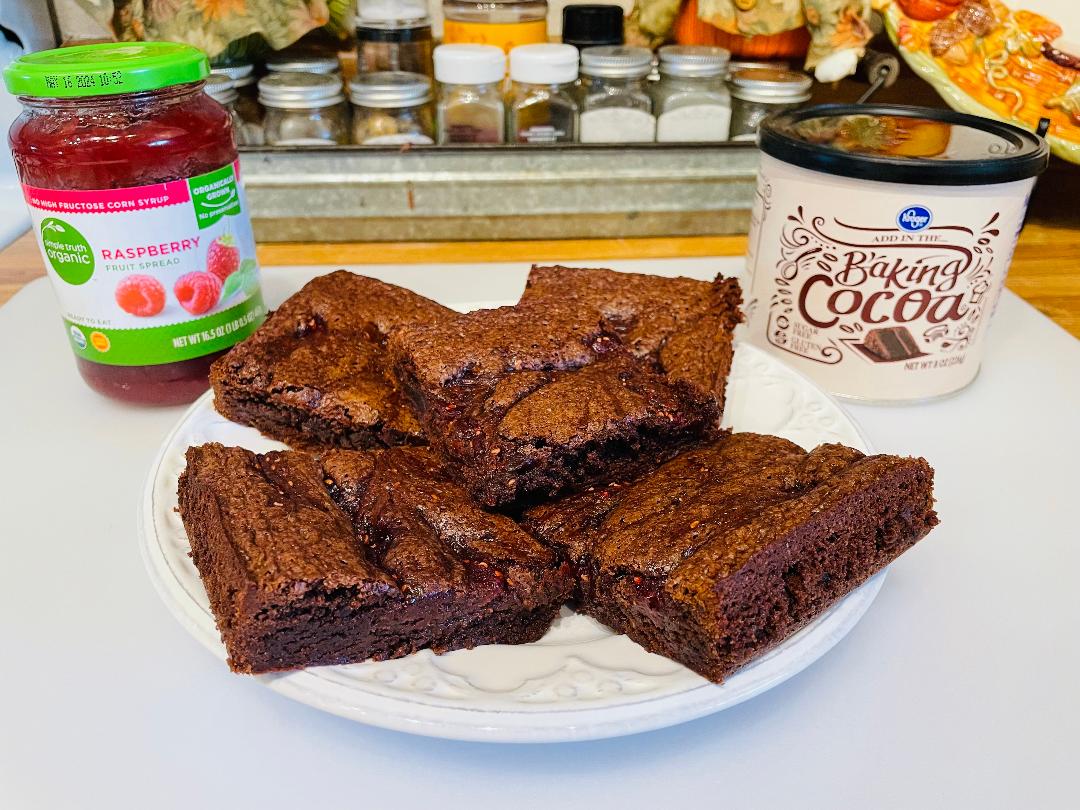 Raspberry Brownies - Justforthe.fun brownies